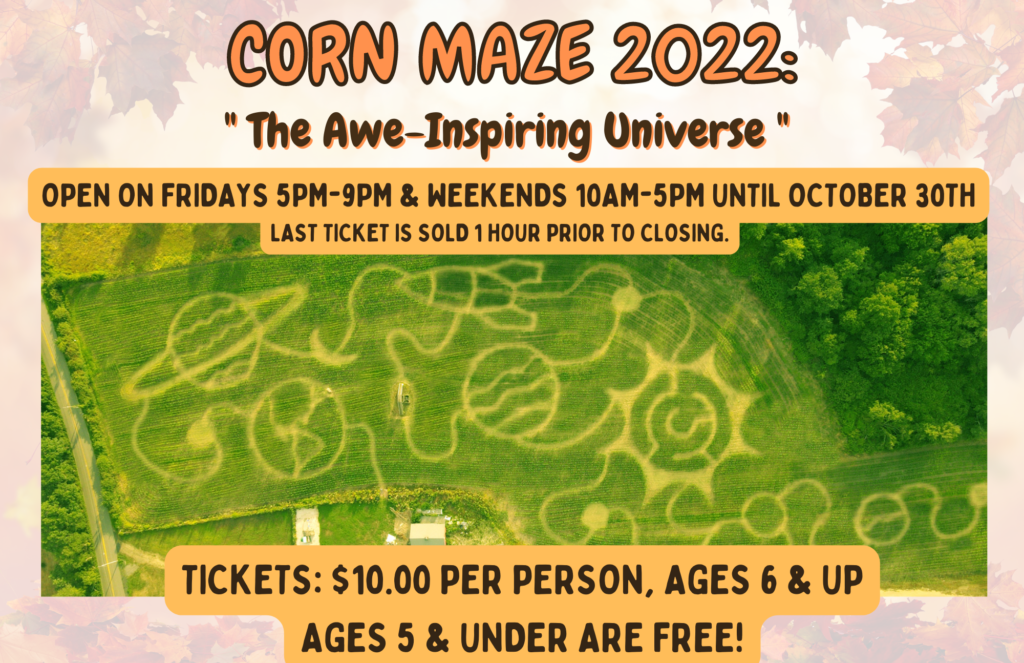CORN MAZE 2022 The Awe-Inspiring Universe (17 × 11 in) (1) | Wojcik's Farm