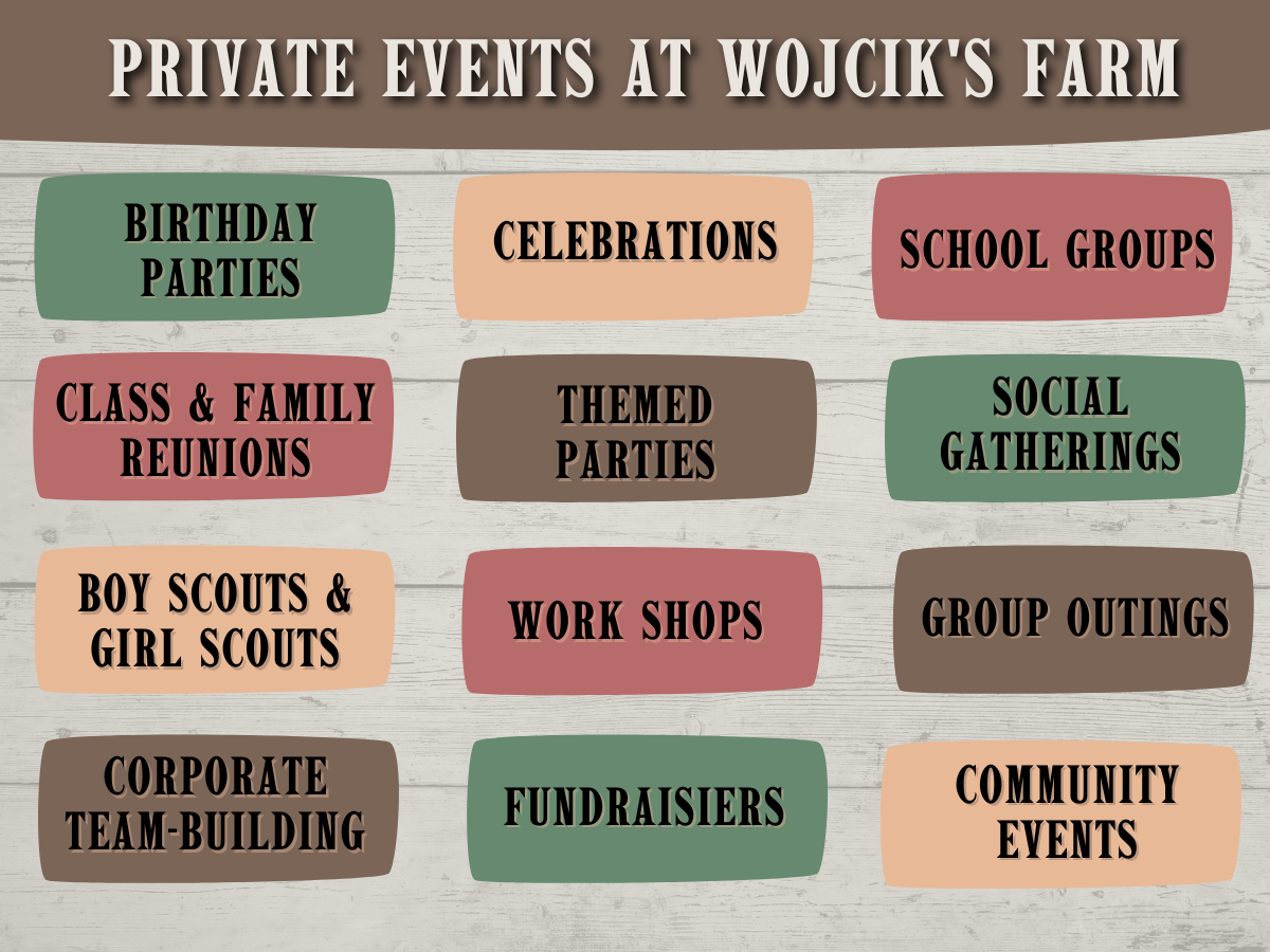 Private Events | Wojcik's Farm